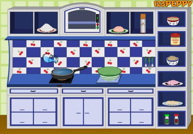 How To Make Home-Made Turkey Burgers - Play Online on Flash Museum 🕹️