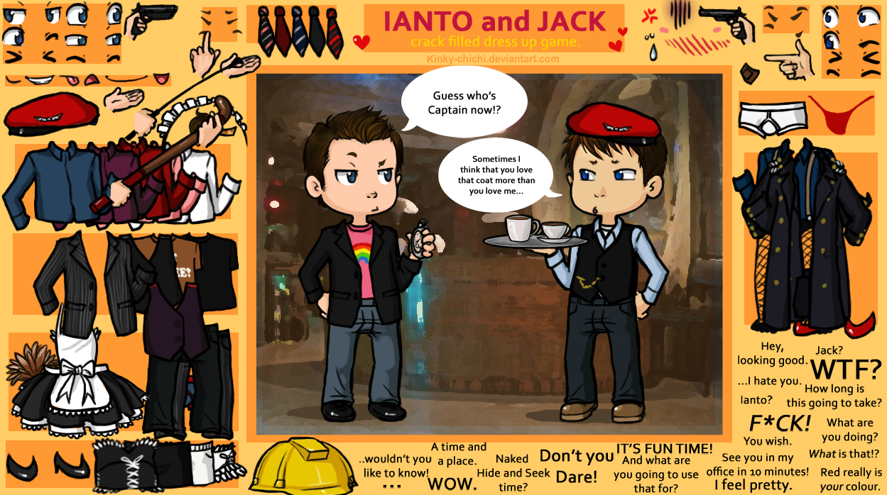 Ianto and Jack Crack Filled Dress Up Game - Play Online on Flash Museum 🕹️