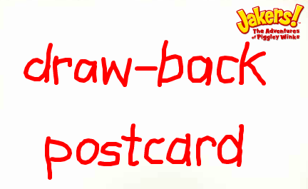 Jakers! Draw Back Postcard - Play Online on Flash Museum 🕹️