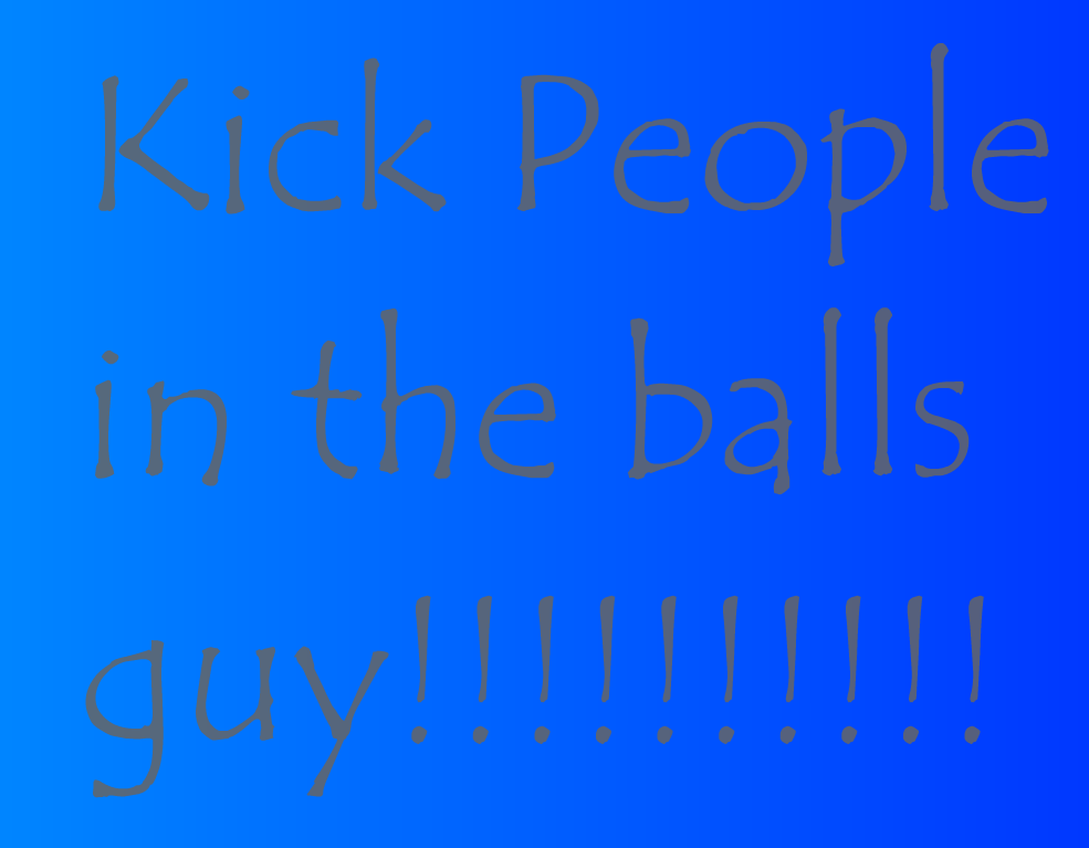 Kick People In The Balls - Play Online on Flash Museum 🕹️