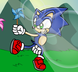 Kid Sonic and Sally Run Cycle - Play Online on Flash Museum 🕹️