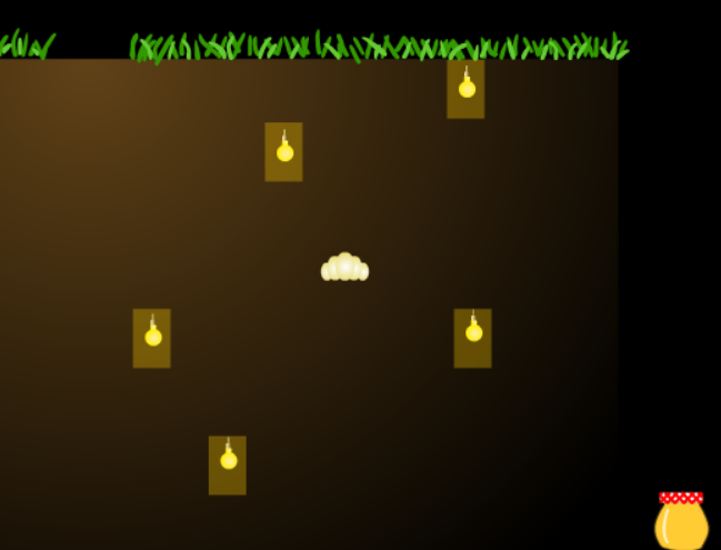 Larry Larva in the Invisible Maze - Play Online on Flash Museum 🕹️