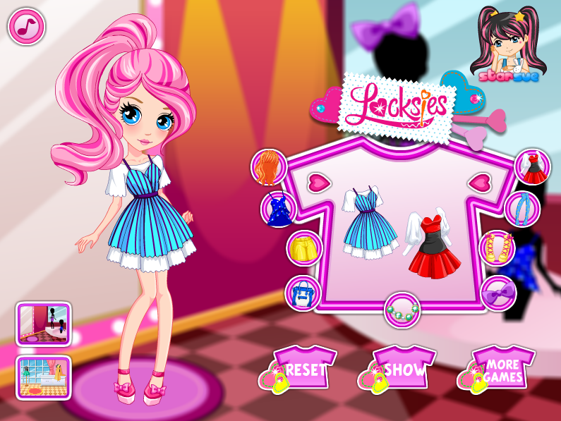 Lockies Girls Mikki Dress Up Game - Play Online on Flash Museum 🕹️