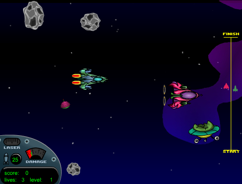 Looney Tunes: Satellite Space Race - Play Online on Flash Museum 🕹️
