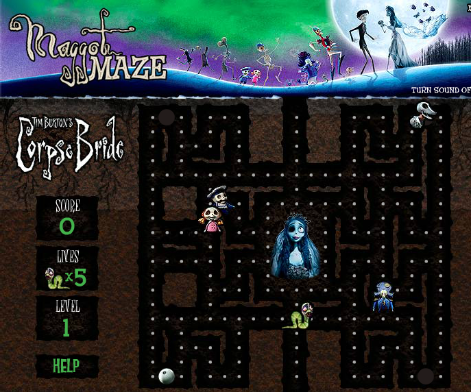 Maggot Maze - Play Online on Flash Museum 🕹️