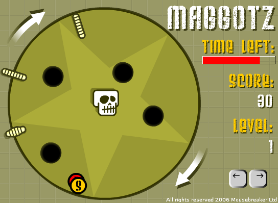 Maggotz - Play Online on Flash Museum 🕹️