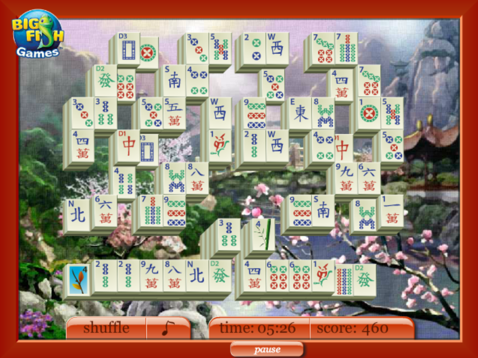 Mahjong: Valley in the Mountains - Play Online on Flash Museum 🕹️
