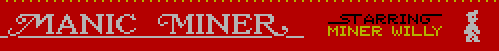 Manic Miner - Play Online on Flash Museum 🕹️