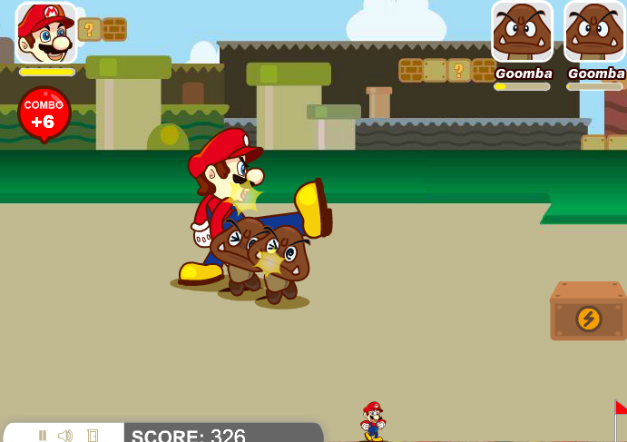 Mario Kick Ass Play Online On Flash Museum 🕹️