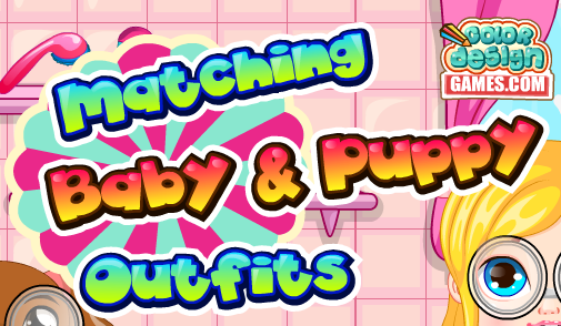 Matching Baby & Puppy Outfits - Play Online on Flash Museum 🕹️