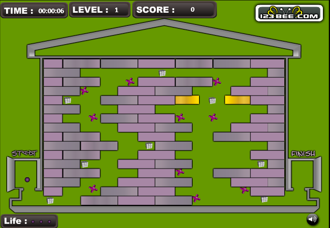 Maze Game Play - 83 - Play Online on Flash Museum 🕹️