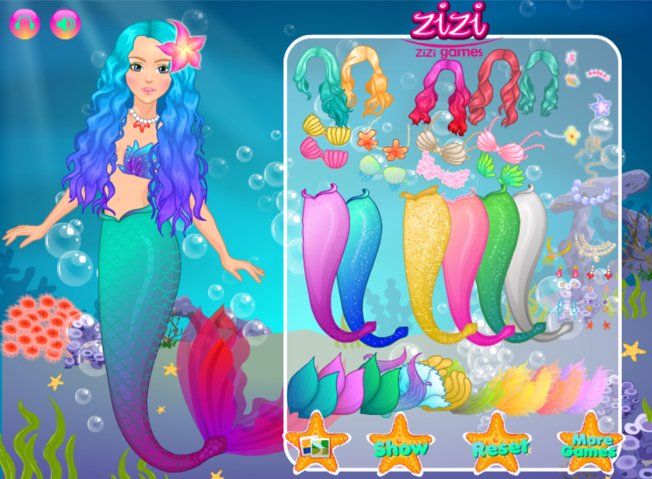 Mermaid - Play Online on Flash Museum 🕹️