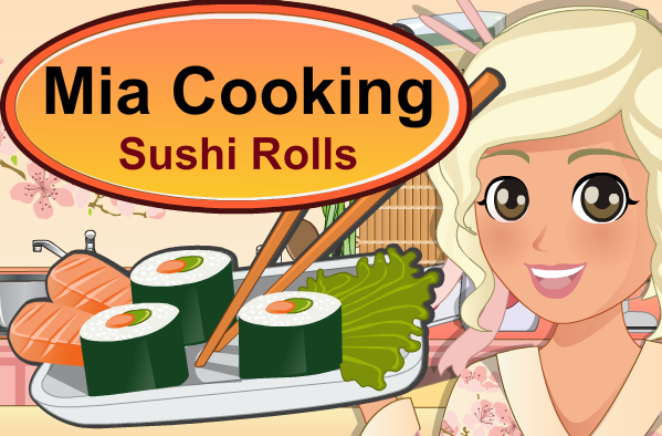 Mia Cooking Sushi Rolls - Play Online on Flash Museum 🕹️