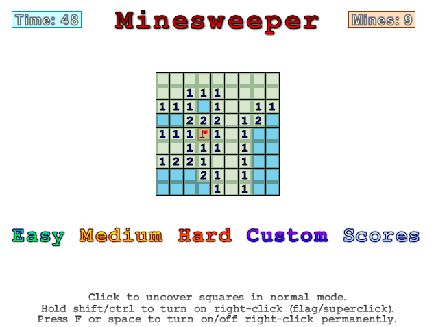 Minesweeper Explosion - Play Online on Flash Museum 🕹️