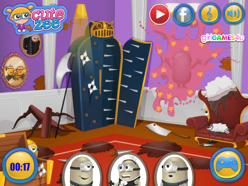 Minions House Makeover - Play Online on Flash Museum 🕹️