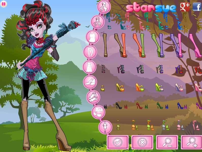 Monster High: Jane Boolittle Dress Up - Play Online on Flash Museum 🕹️