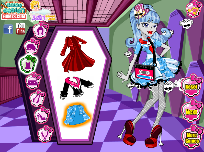 Monster High Uniform Glam Up - Play Online on Flash Museum 🕹️