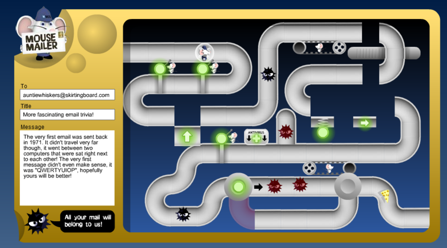 Mouse Mailer - Play Online on Flash Museum 🕹️