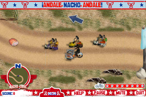 Nacho Libre: ¡Andale, Nacho, Andale! - Play Online on Flash Museum 🕹️