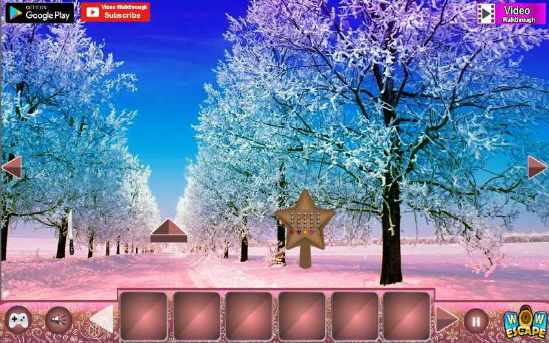 New Year Snow Land Escape - Play Online on Flash Museum 🕹️