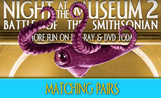 Night at the Museum 2: Battle of the Smithsonian - Matching Pairs ...