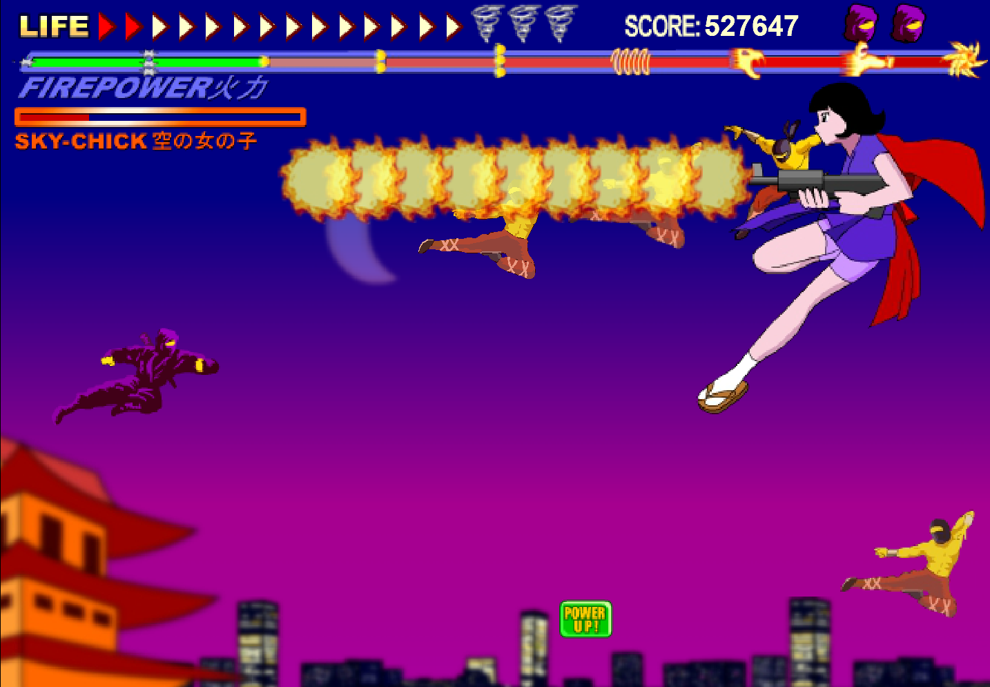 Ninja Air Combat - Play Online on Flash Museum 🕹️