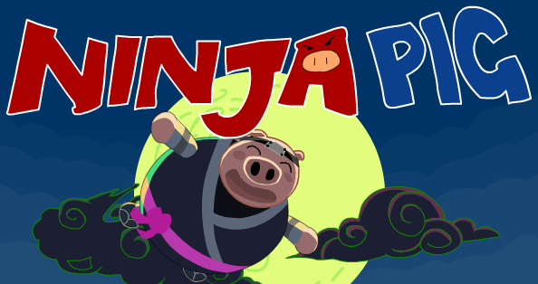 Ninja Pig 2 - Play Online on Flash Museum 🕹️
