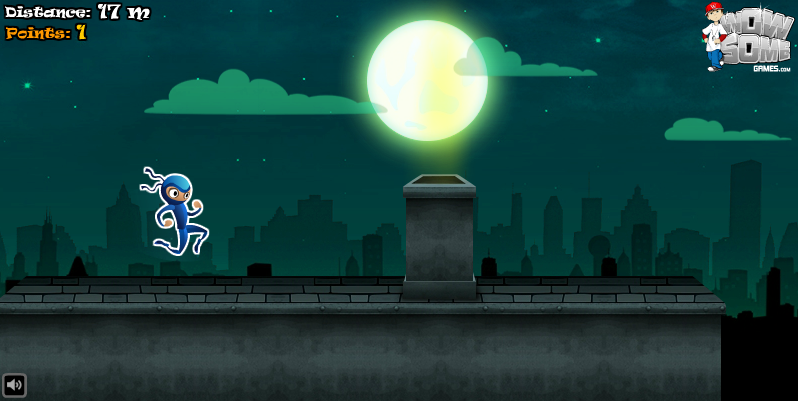 Ninja Run - Play Online on Flash Museum 🕹️