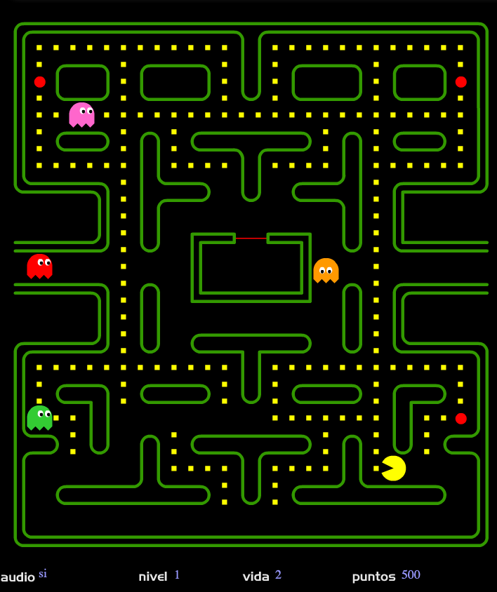 Pacman de TVN - Play Online on Flash Museum 🕹️