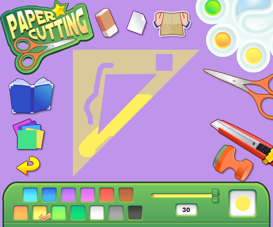 Paper Cutting - Play Online on Flash Museum 🕹️