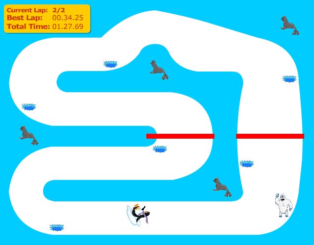 Penguin Slider - Play Online on Flash Museum 🕹️