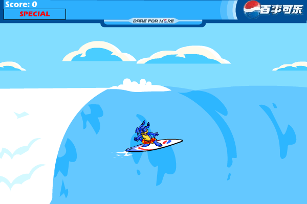 Pepsi Surf Football - Play Online on Flash Museum 🕹️