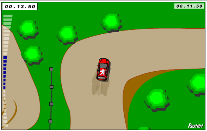 Peugeot Time Trial - Play Online on Flash Museum 🕹️
