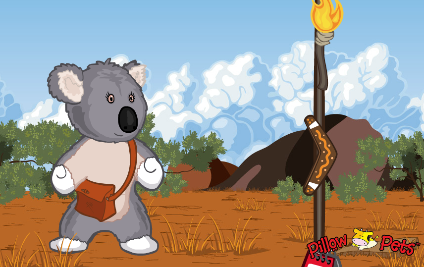 Pillow Pets: Krissy Koala's Dress-Up Game - Play Online on Flash Museum 🕹️