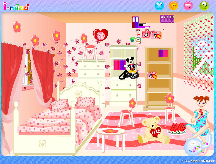 Pink Bedroom Decor - Play Online on Flash Museum 🕹️