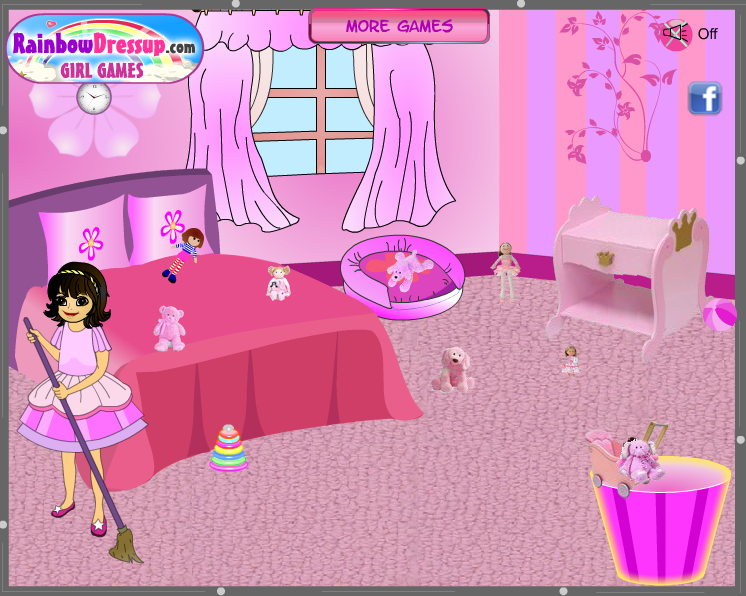 Pink Room Clean Up - Play Online on Flash Museum 🕹️