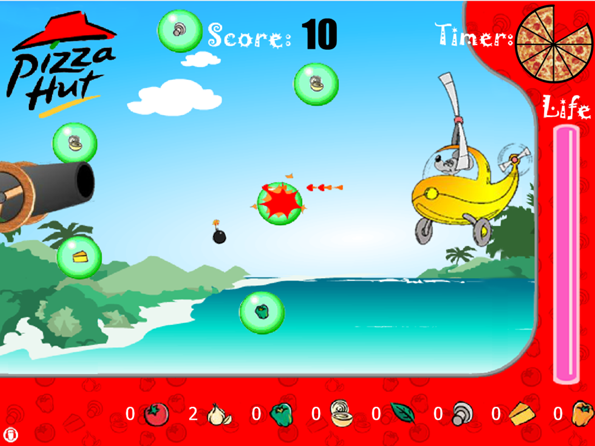 Pizza Shootout - Play Online on Flash Museum 🕹️