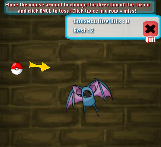 Pokeball Toss - Play Online on Flash Museum 🕹️