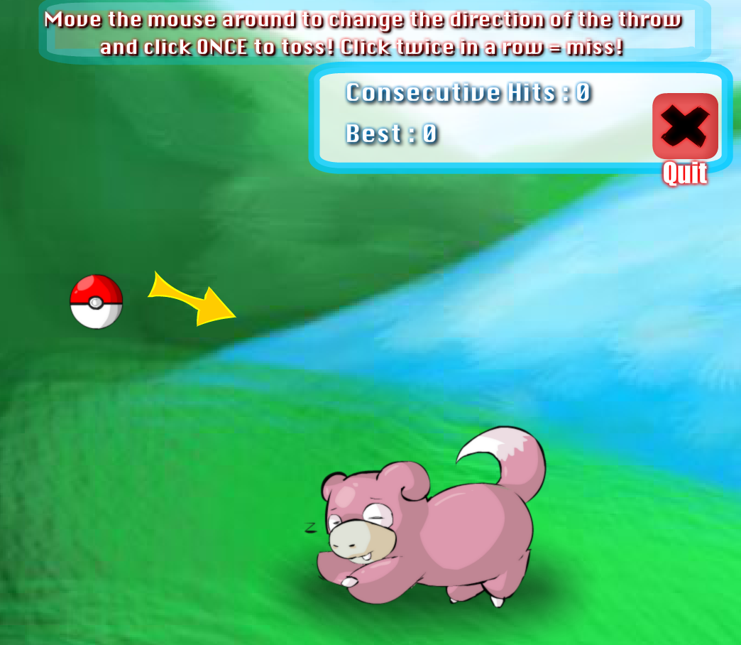 Pokeball Toss - Play Online on Flash Museum 🕹️