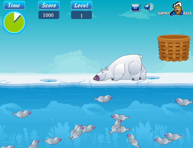 Polar Bear Hunt - Play Online on Flash Museum 🕹️