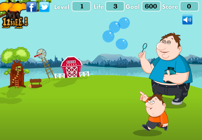 Pop the Bubbles - Play Online on Flash Museum 🕹️