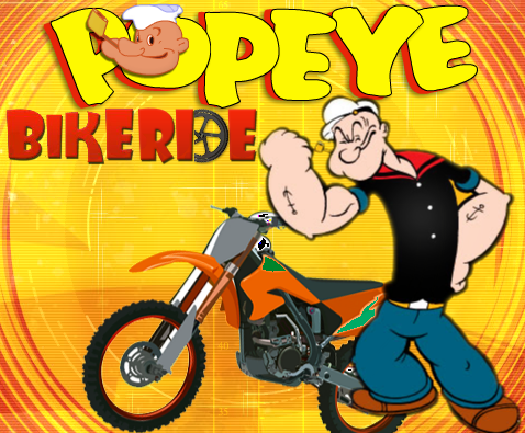 Popeye Bike Ride - Play Online on Flash Museum 🕹️
