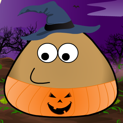 Pou Halloween Costume - Play Online on Flash Museum 🕹️