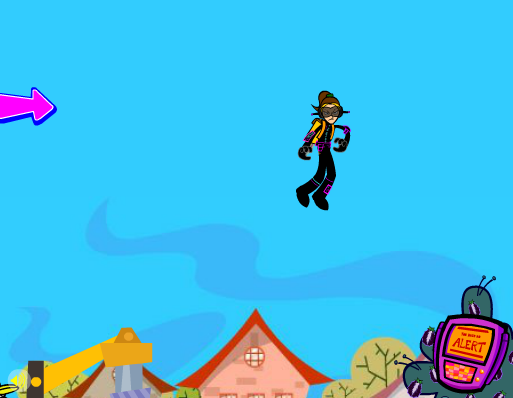 Princess Natasha in: Jet Packin' Princess - Play Online on Flash Museum 🕹️