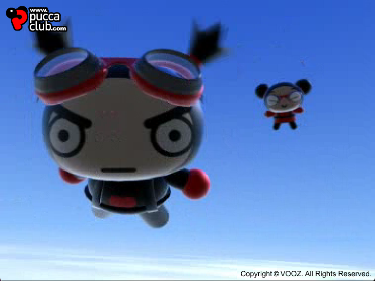 Pucca - Funny Skydiving - Play Online on Flash Museum 🕹️