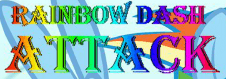 Rainbow Dash Attack - Play Online on Flash Museum 🕹️