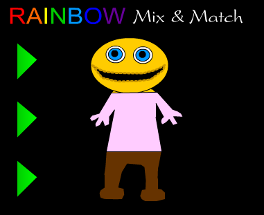Rainbow Mix & Match - Play Online on Flash Museum 🕹️