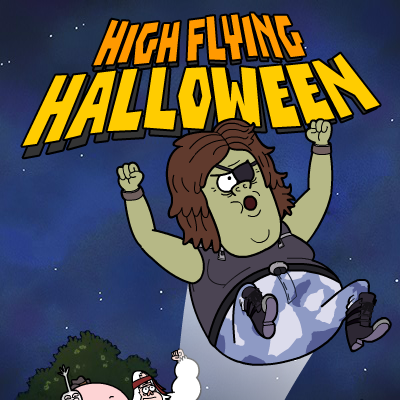 Regular Show: High Flying Halloween - Play Online on Flash Museum 🕹️