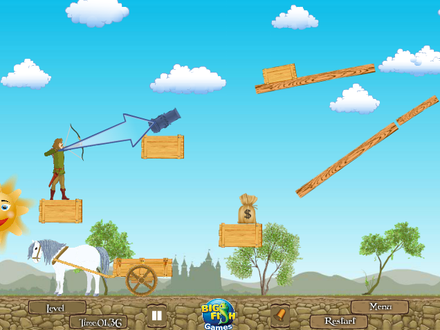 Robin Hood and Treasures - Play Online on Flash Museum 🕹️