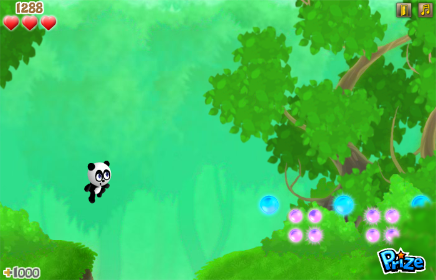 Run Panda Run - Play Online on Flash Museum 🕹️